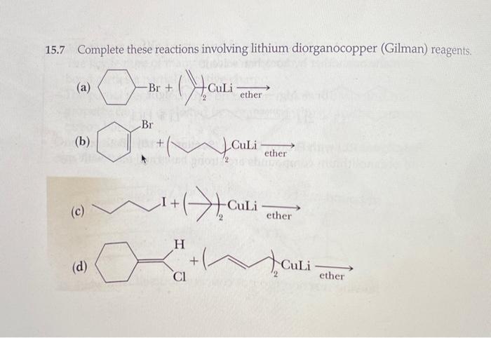 Solved Complete these reactions involving lithium | Chegg.com