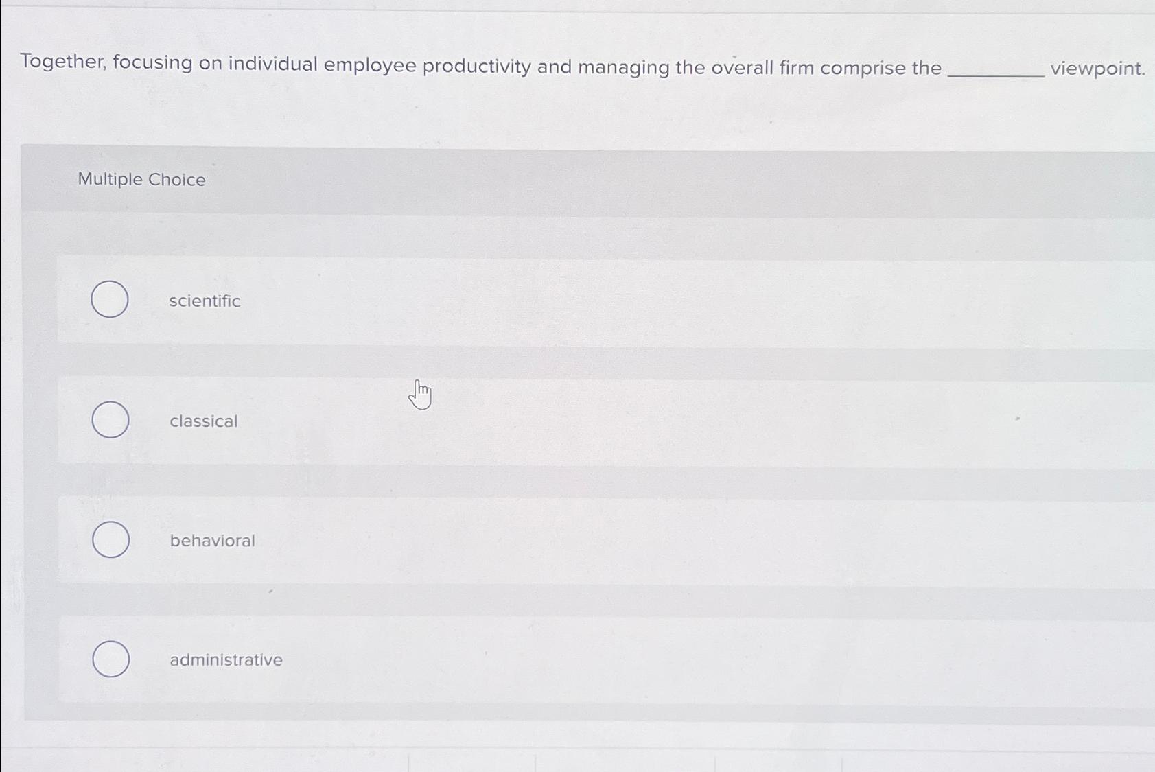 Solved Together, focusing on individual employee | Chegg.com