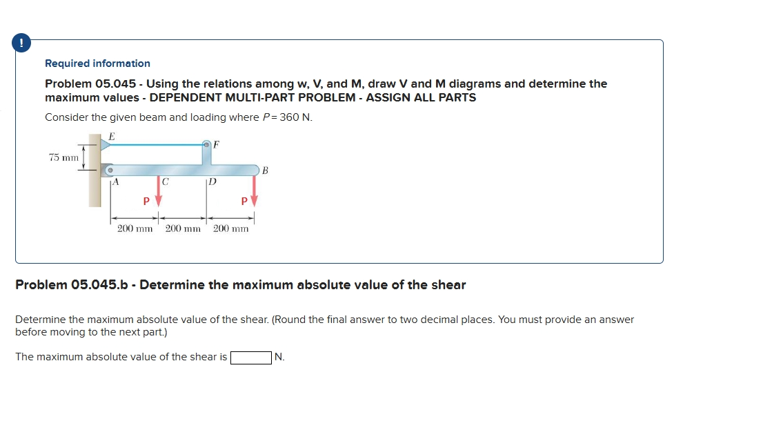 Solved Required informationProblem 05.045 - ﻿Using the | Chegg.com
