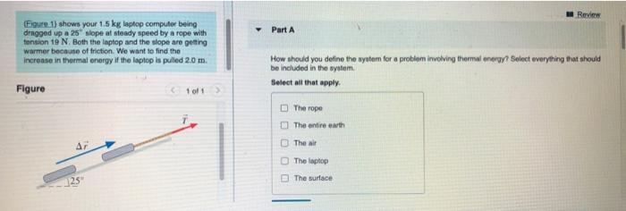 Solved (Figure 1) shows your 1.5 kg laptop computor being | Chegg.com