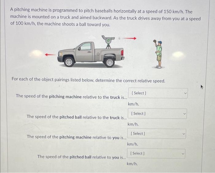 Solved A pitching machine is programmed to pitch baseballs | Chegg.com