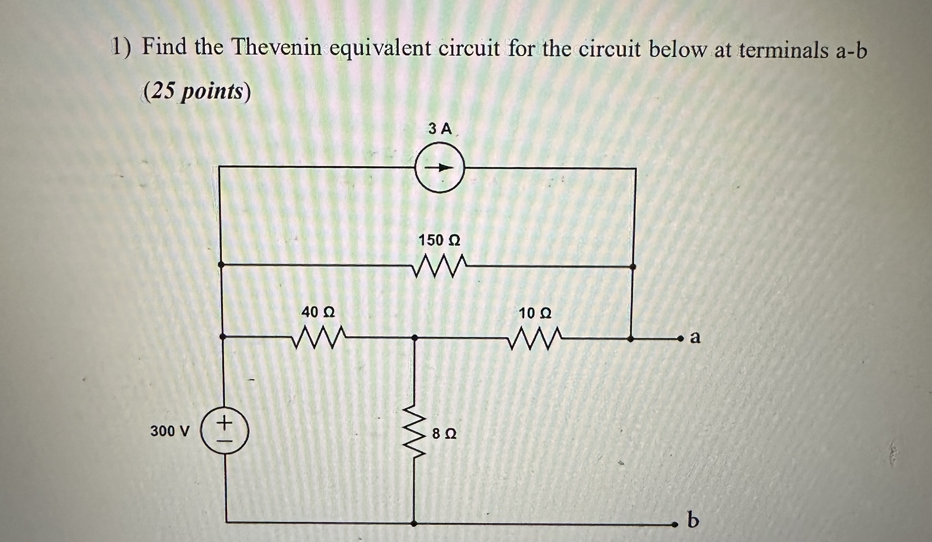 Solved Find the Thevenin equivalent circuit for the circuit | Chegg.com