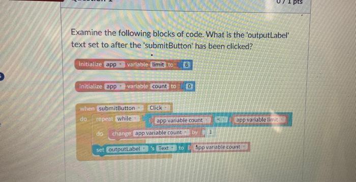 Solved Examine the following blocks of code. What is the | Chegg.com Solved Examine the following blocks of code. What is the | Chegg.com