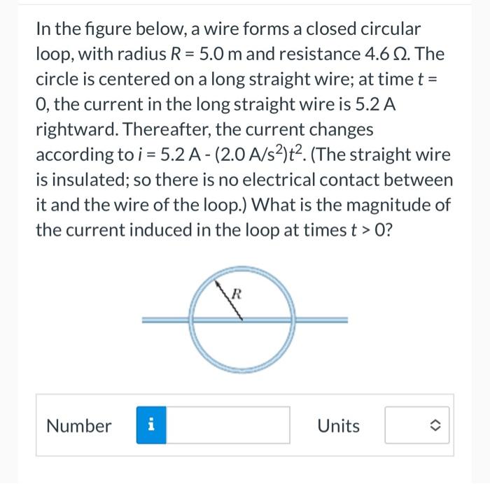Solved In the figure below, a wire forms a closed circular | Chegg.com