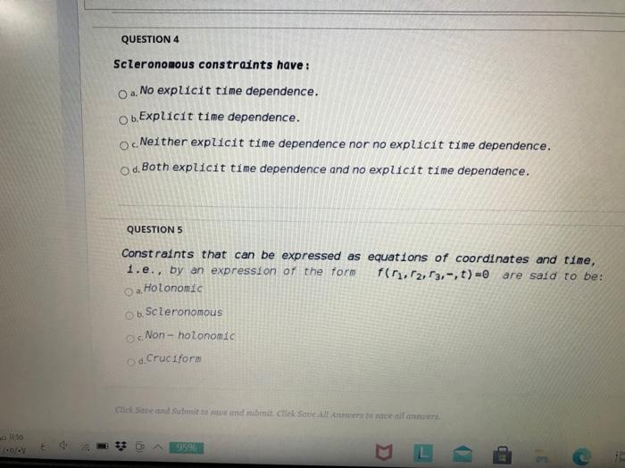 Solved QUESTION 1 If a particular coordinate does not appear | Chegg.com