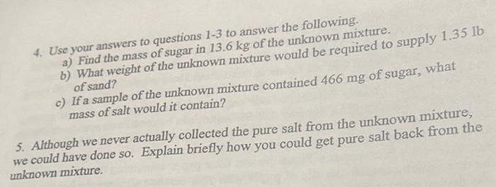 Solved Answer the following questions on notebook paper and | Chegg.com