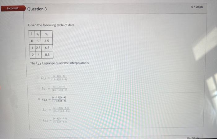 Solved In a least squares curve fit of a linear polynomial | Chegg.com