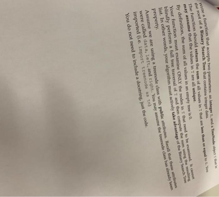 Solved Write a function that accepts two parameters: an | Chegg.com