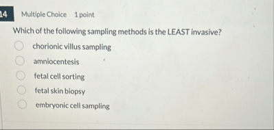 Solved Multiple Choice 1 ﻿pointWhich of the following | Chegg.com