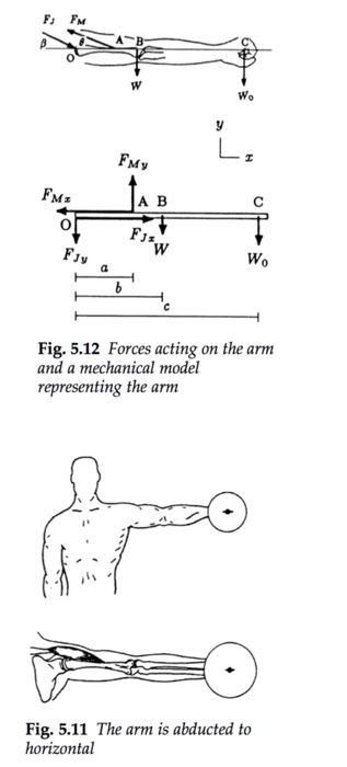 Solved Problem 5.2 Consider a person performing shoulder | Chegg.com