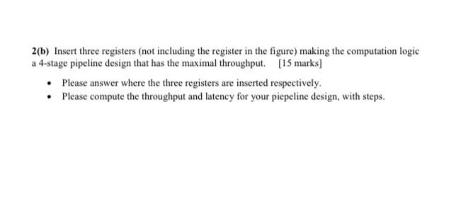 Solved Question 2. [30 marks) Suppose a combinational logic | Chegg.com