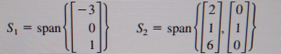 Solved Orthogonal Subspaces In Exercises 5–8, determine | Chegg.com