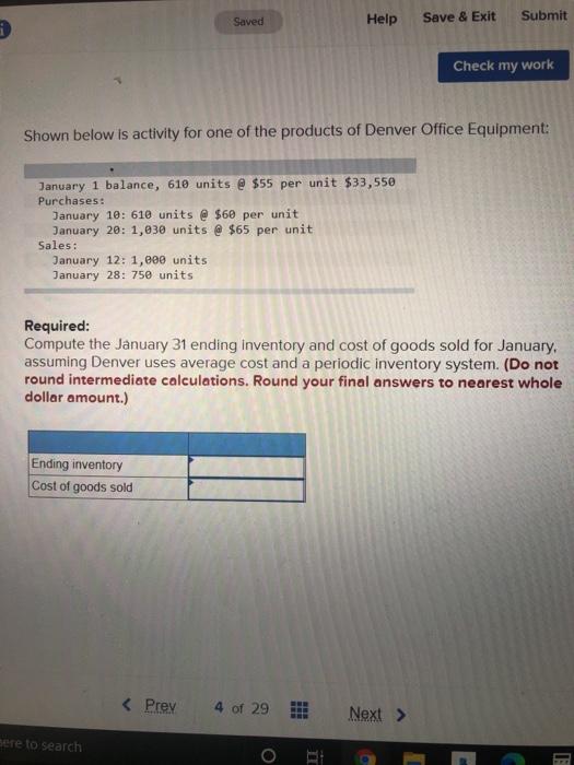 Solved Saved Help Save & Exit Submit Check my work Shown | Chegg.com