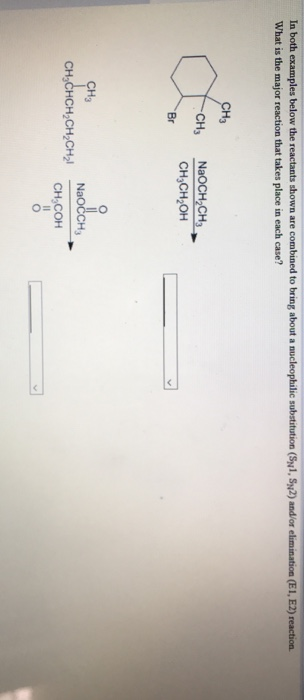 Solved In both examples below the reactants shown are | Chegg.com