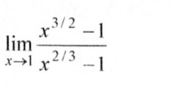 Solved limx→1x2/3−1x3/2−1 | Chegg.com