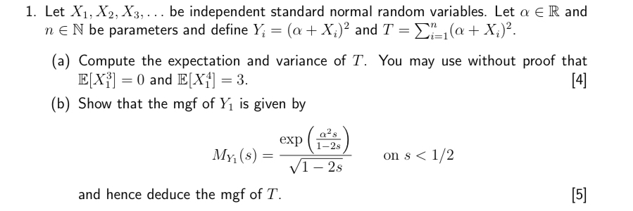 Solved Let x1,x2,x3,dots be independent standard normal | Chegg.com