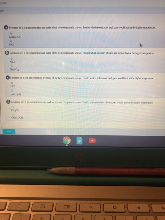 Solved OR a Sots of 1 m e i mate of the two compounds shown | Chegg.com