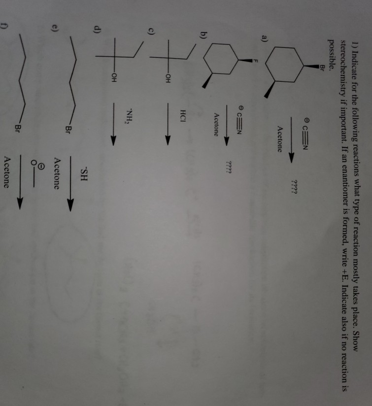 Solved 8) Give an example of an intramolecular SN2 reaction | Chegg.com