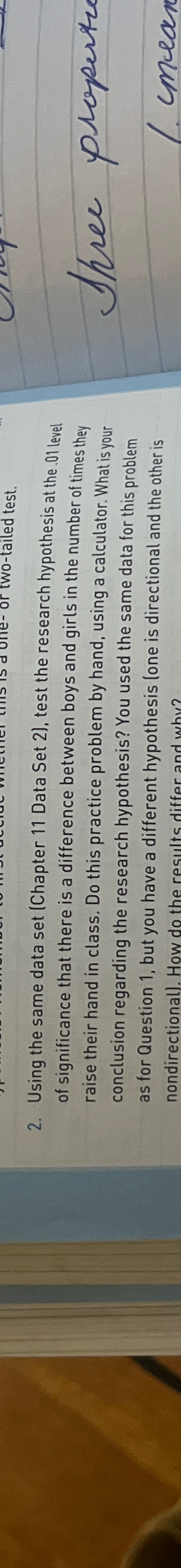 Using the same data set (Chapter 11 ﻿Data Set 2), | Chegg.com