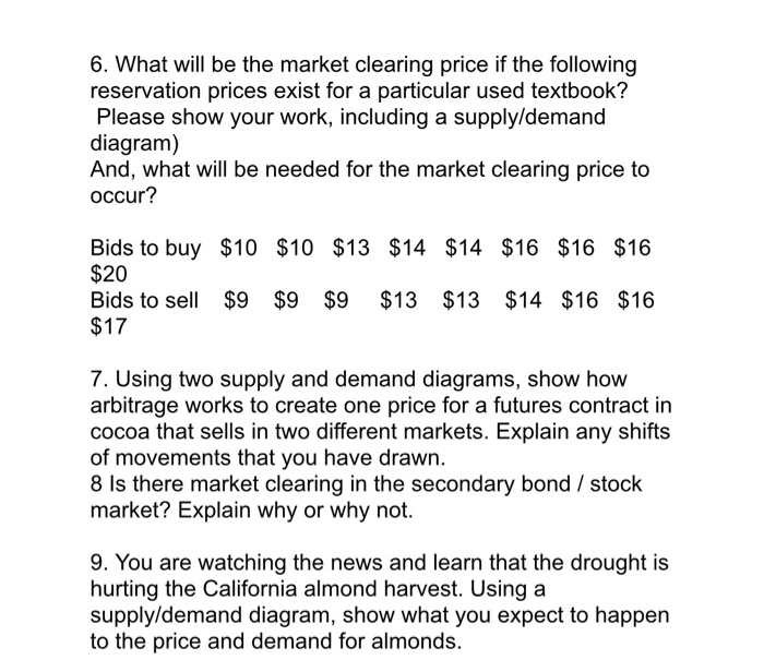 Solved 1. In the housing market prices often are inflexible | Chegg.com