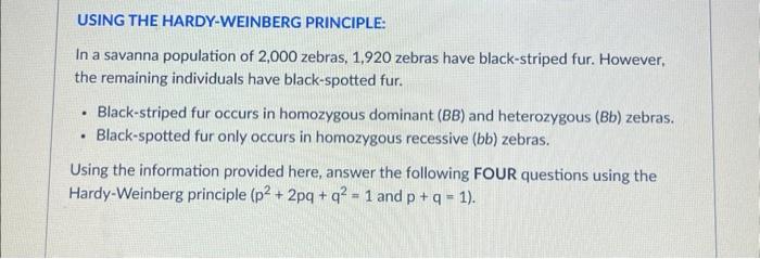 What is the frequency of homozygous dominant (BB) | Chegg.com