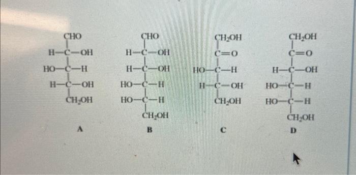 Solved A B c. D Part C is an aldopentose A B C D | Chegg.com