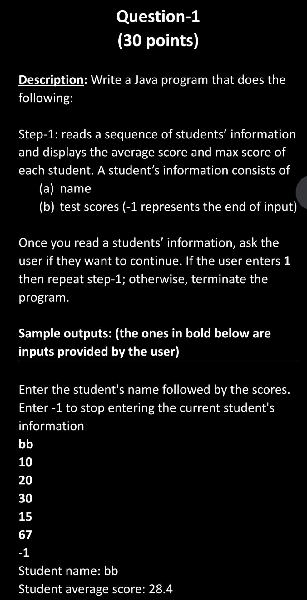 Solved Documentation: 1. Make sure to indent your code 2. | Chegg.com