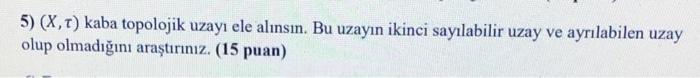 Solved Let (X,t) consider the rough topological space. | Chegg.com