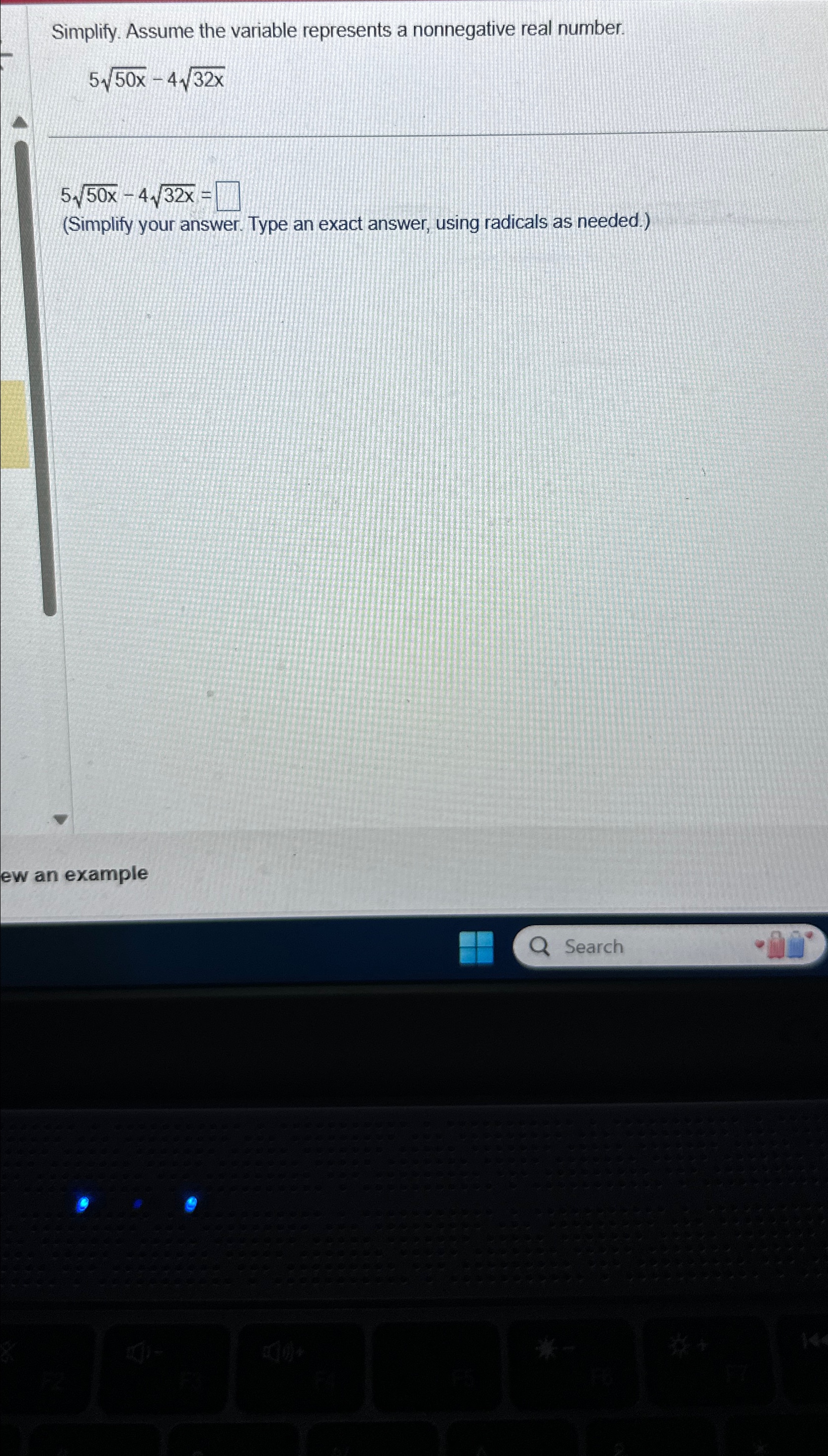 Solved Simplify. Assume the variable represents a | Chegg.com