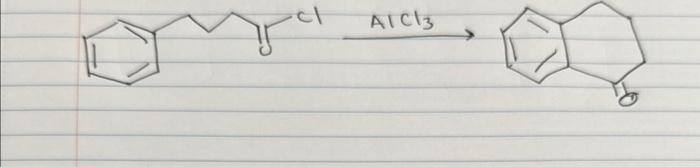 [Solved]: show the full mechanism for the reaction AlCl3