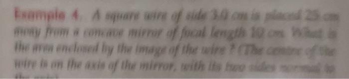 Esampie 4.A equare ane of oude 29 om as placed 25 om | Chegg.com