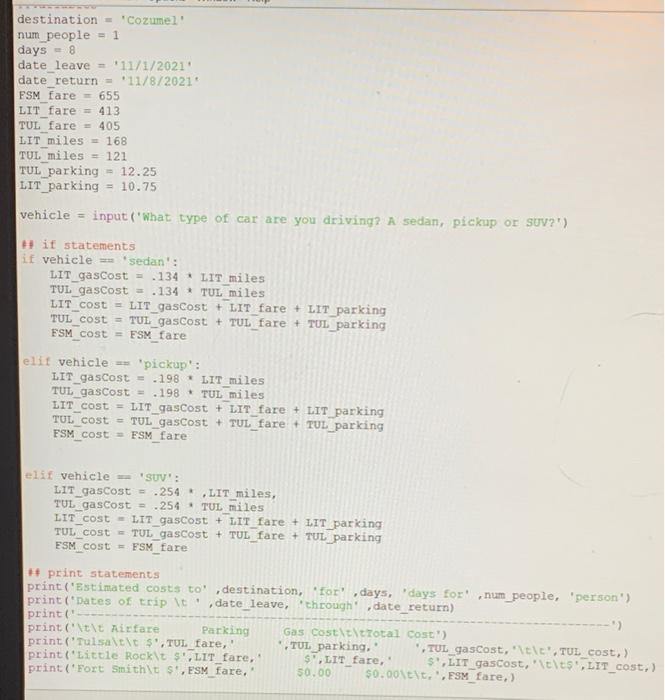 Solved I am having trouble with this python lab. Why are my | Chegg.com