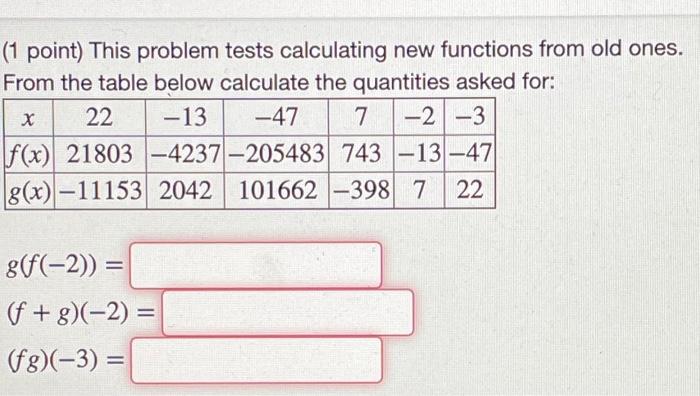 Solved 1 Point This Problem Tests Calculating New 3024