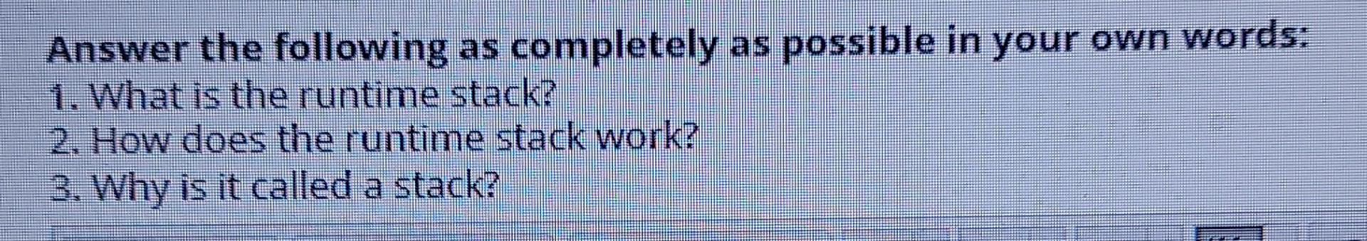 Solved Answer the following as completely as possible in | Chegg.com