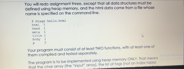 Solved use c programming and the attached html files to test | Chegg.com