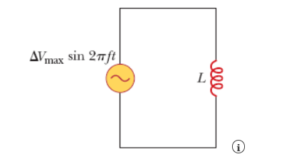 Solved In a purely inductive AC circuit as shown in the | Chegg.com