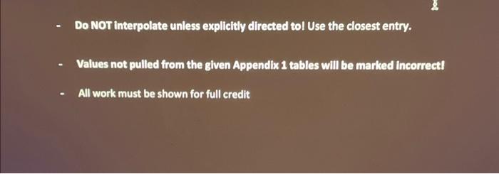Solved - Do Not interpolate unless explicitly directed tol | Chegg.com