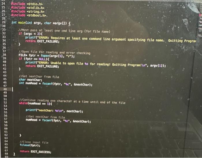 Solved use the attached main. c template to answer it. C | Chegg.com