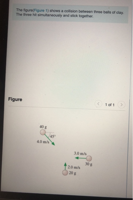 Solved The figure(Figure 1) shows a collision between three | Chegg.com