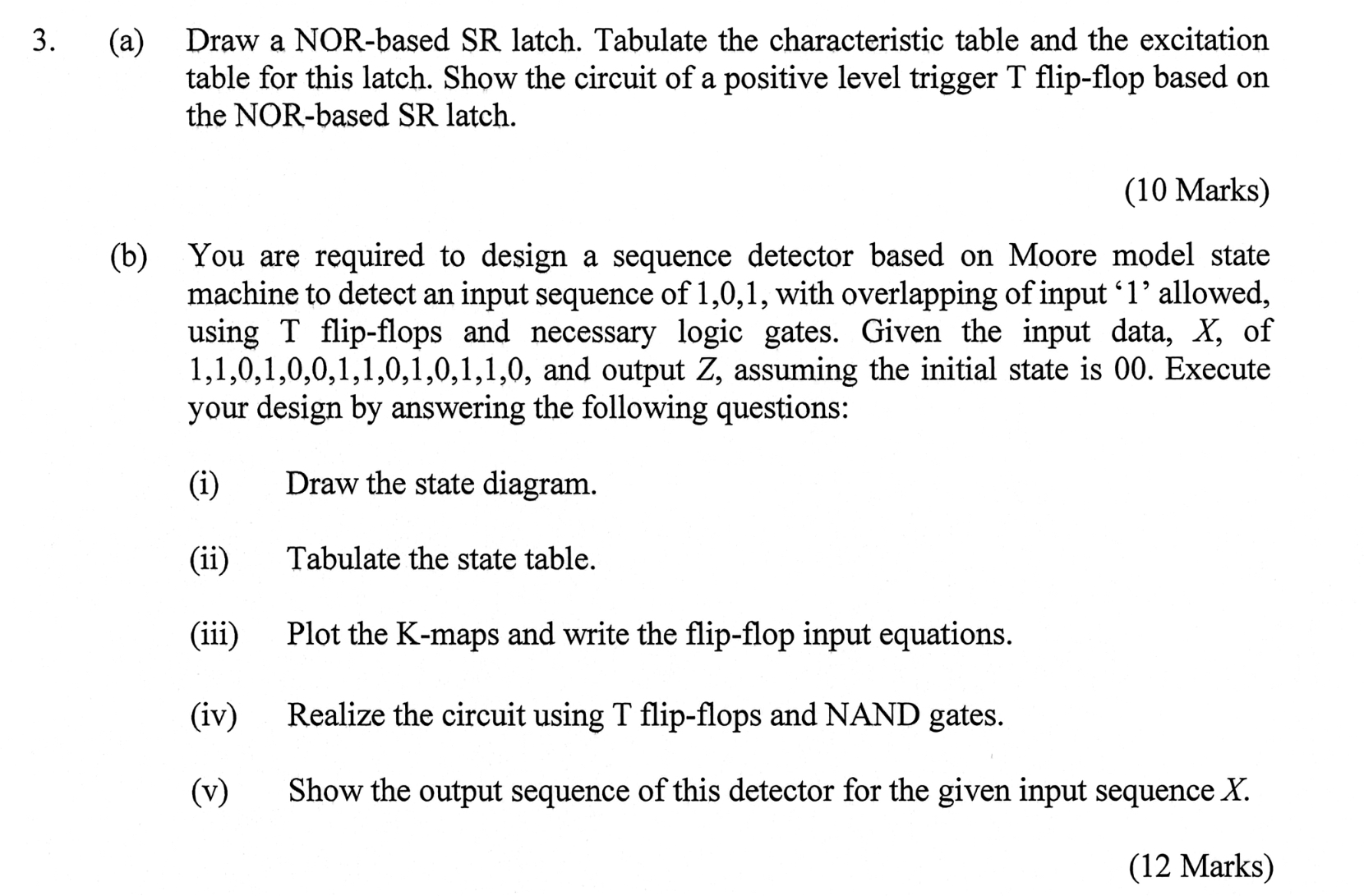 Solved (a) ﻿Draw a NOR-based SR latch. Tabulate the | Chegg.com