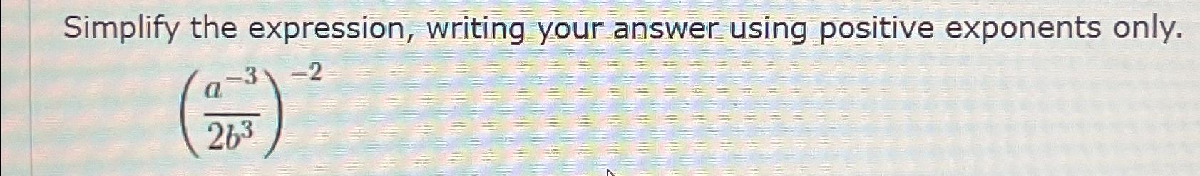 Solved Simplify the expression, writing your answer using | Chegg.com