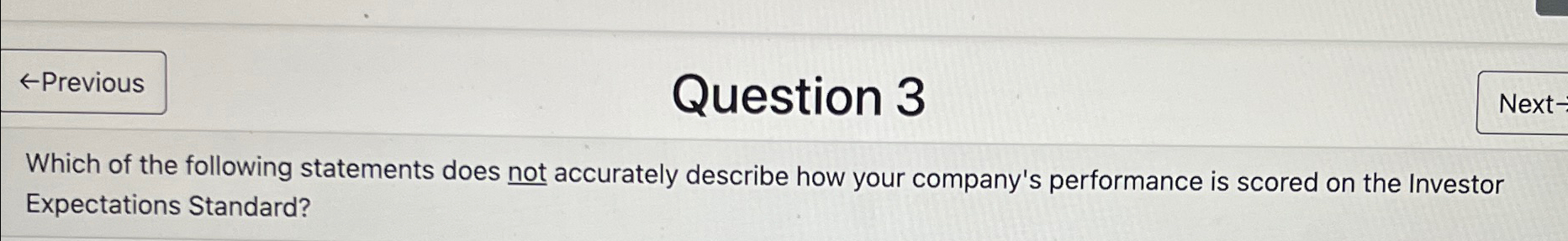Solved Question 3Which of the following statements does not | Chegg.com