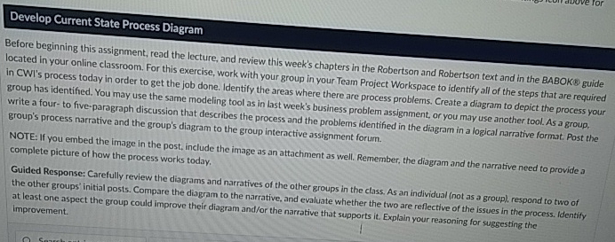 Solved Develop Current State Process DiagramBefore beginning | Chegg.com