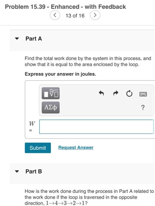 Solved Problem 15.39 - Enhanced - with Feedback 13 of 16 In | Chegg.com
