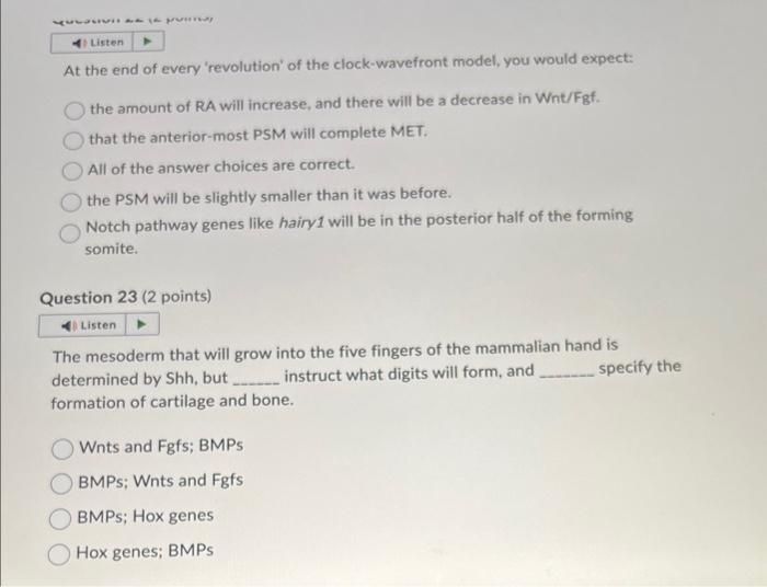 Solved At the end of every 'revolution' of the | Chegg.com