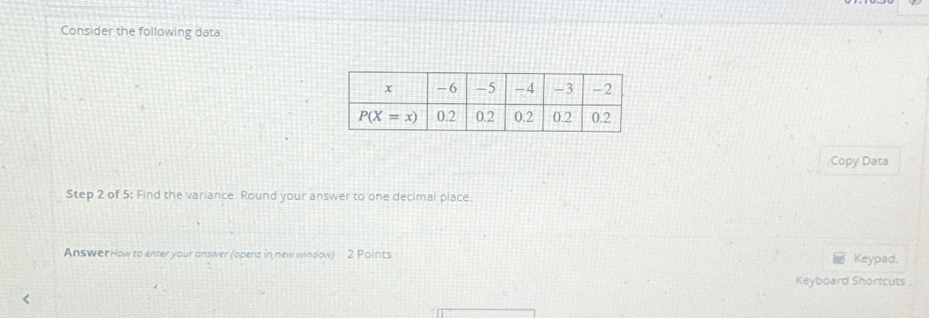 Solved Consider the following | Chegg.com