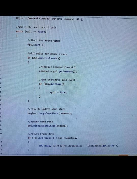 Solved I am trying to write a player class that implements | Chegg.com