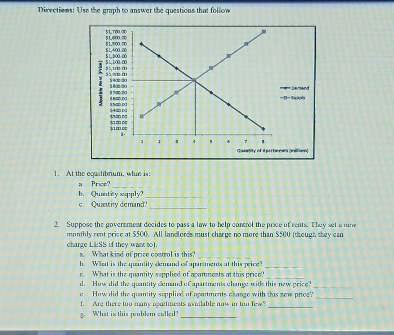 Solved Directions: Use the graph to answer the questions | Chegg.com
