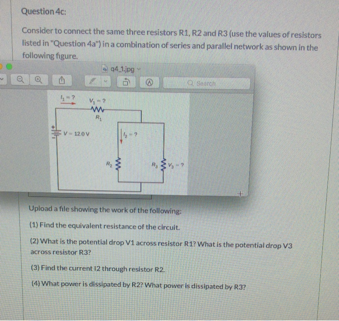Solved Question 4c: Consider to connect the same three | Chegg.com