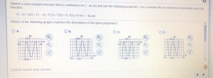 Solved Sketch a non-constant function that is continuous on | Chegg.com